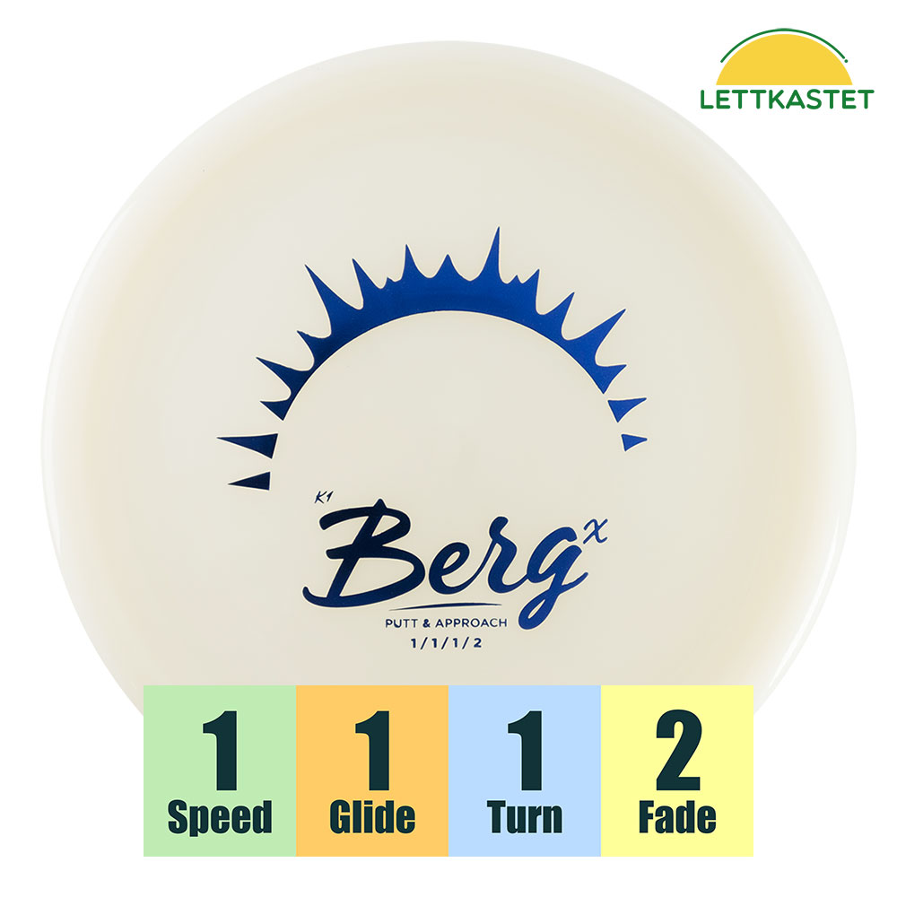 Kastaplast K1 Glow Berg X Putter | Krokhol DGS - Krokhol Disc Golf Shop