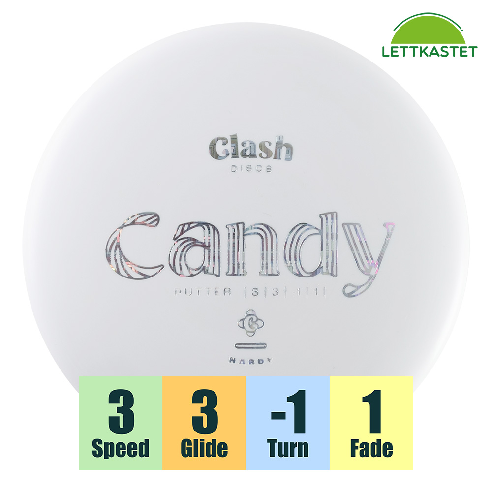 Hardy Candy fra Clash Discs - Krokhol Disc Golf Shop - Krokhol Disc ...